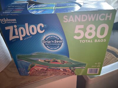 Ziploc Easy-Open Tab Sandwich Bags (580 ct.) Great Price | eBay