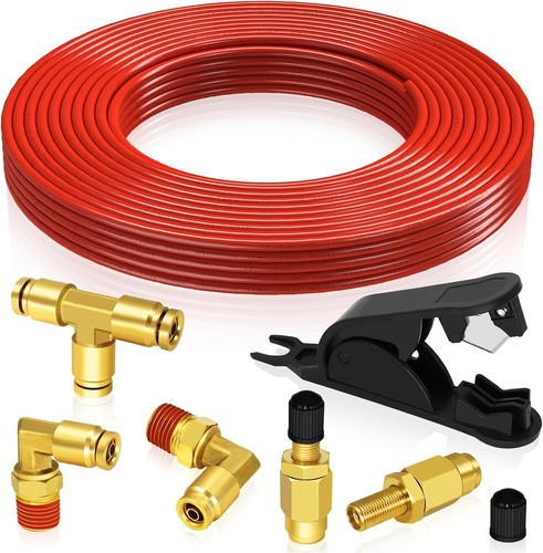 Air Line Service Replacement Kit for Bags Suspension,1/4" Red | eBay