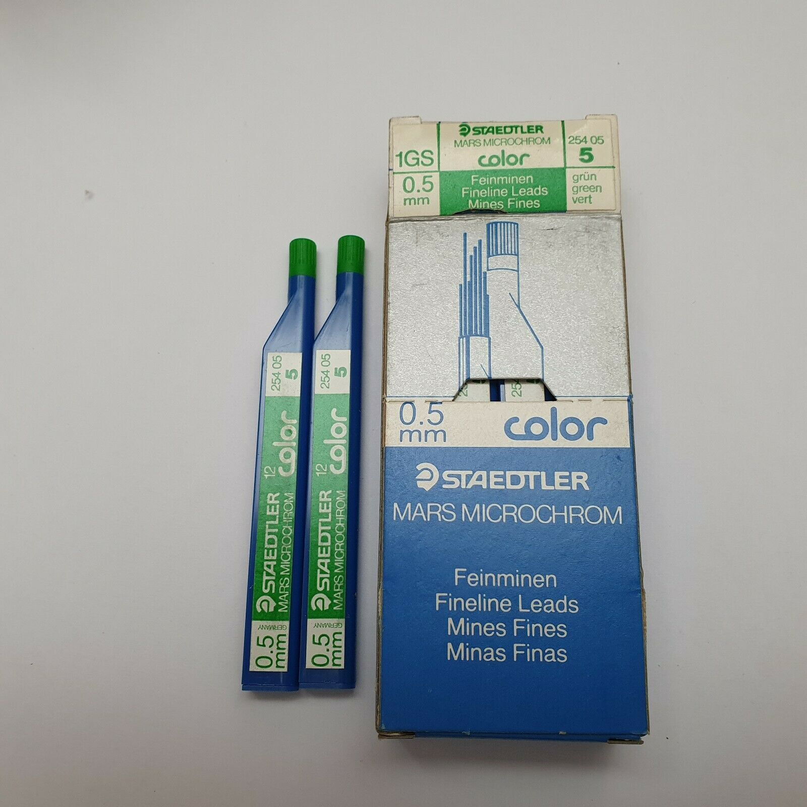 Lot de 144 mines - Staedtler Mars Microchrom - 0,50 mm - 12 paquets ...