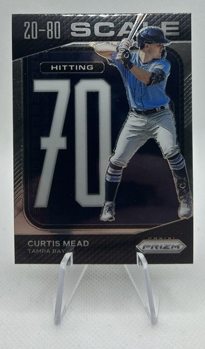 2023 Panini Prizm Baseball 20-80 Scale Curtis Mead SC8 Tampa Bay Rays ...