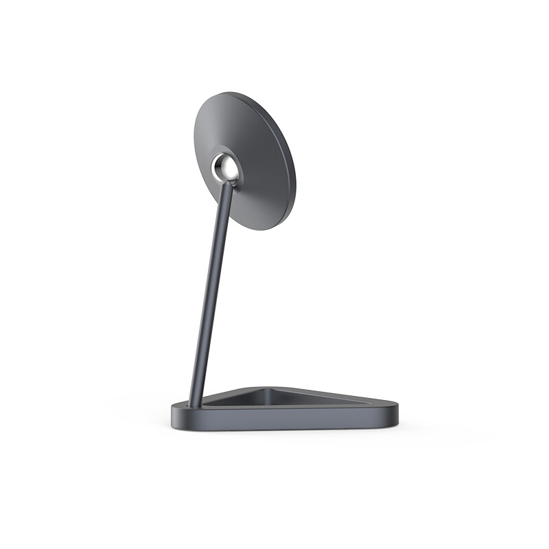 Magnetic Aluminum Phone Stand - Triangle Base (Grey) | eBay