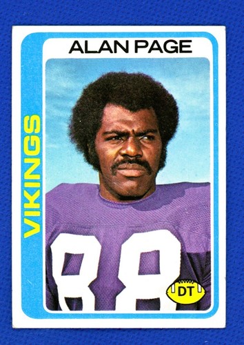 1978 Topps #406 Alan Page Minnesota Vikings | eBay