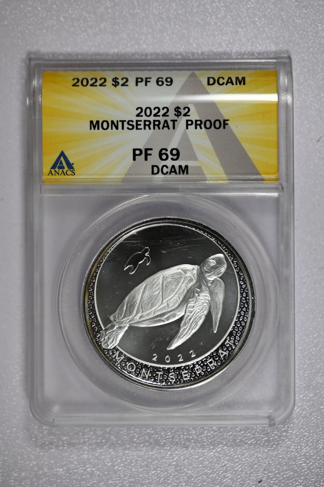 2022 ANACS East Caribbean Montserrat PF69 DCAM 1 oz .999 Silver Sea ...