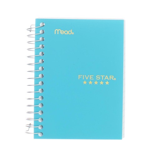 4 Pack Five Star Fat Lil Wirebound Notebook, 200 Sheets, College Ruled ...