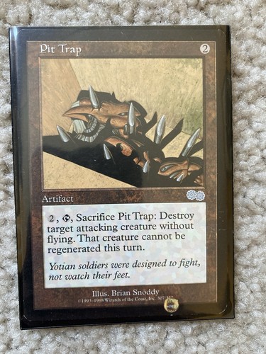1x - Pit Trap - Urza's Saga - Regular - LP - MTG - Magic The Gathering ...