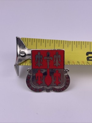 U.S. Military 299th Engineer Battalion DI DUI Insignia Crest Pin PROVEN ...
