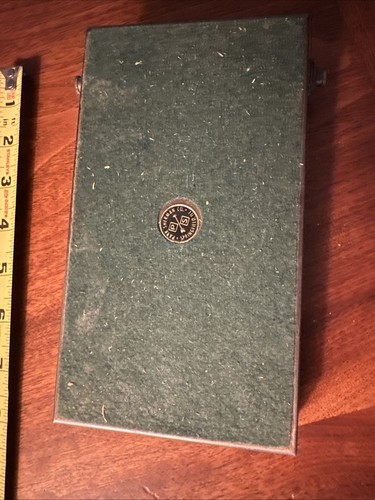 Rare Vintage Park Sherman Perpetual Calendar Brass Notepad Holder Large ...