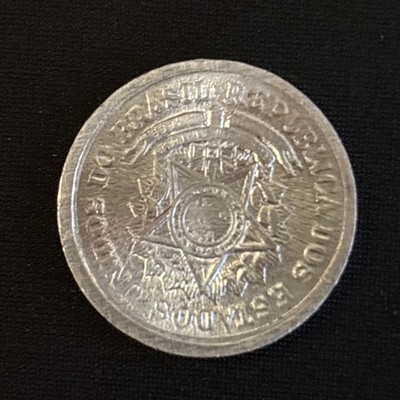 1957 Brazil Brasil 50 Centavos Fifty Cents Coin Half Dollar First Year ...