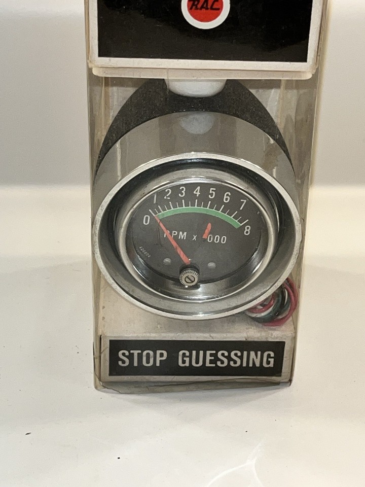 NOS Vintage #408 RAC Tach Tachometer Hot Rat Rod Custom NEW H Modified ...