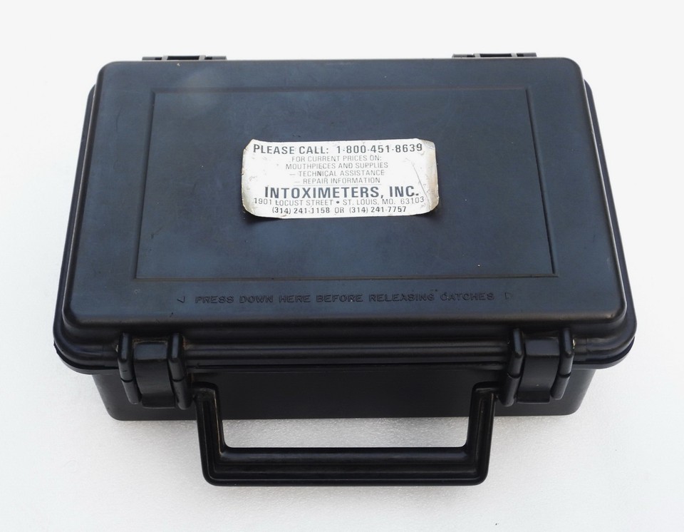 VGC INTOXIMETERS, INC. BREATH ALCOHOL TESTER ALCO-SENSOR III ...