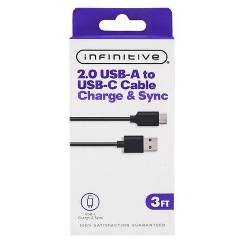 Infinitive 2.0 USB-A to USB-C Charge and Sync 3ft - 1.0 ea | eBay