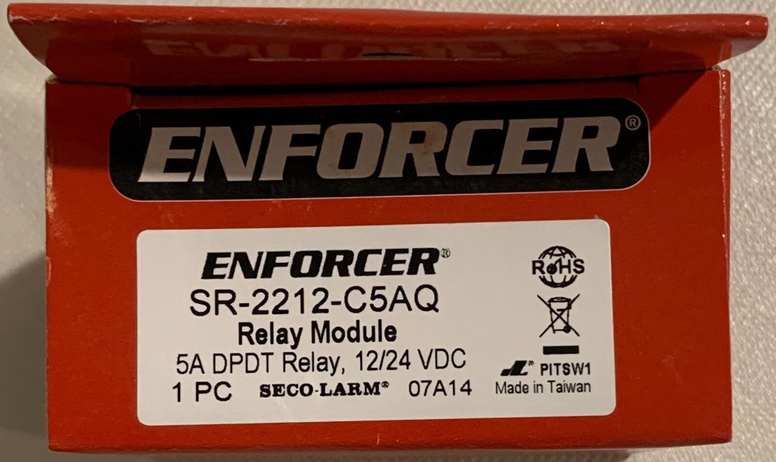 Seco-Larm SR-2212-C5AQ Enforcer Relay Module 12/24VDC CTA for sale ...