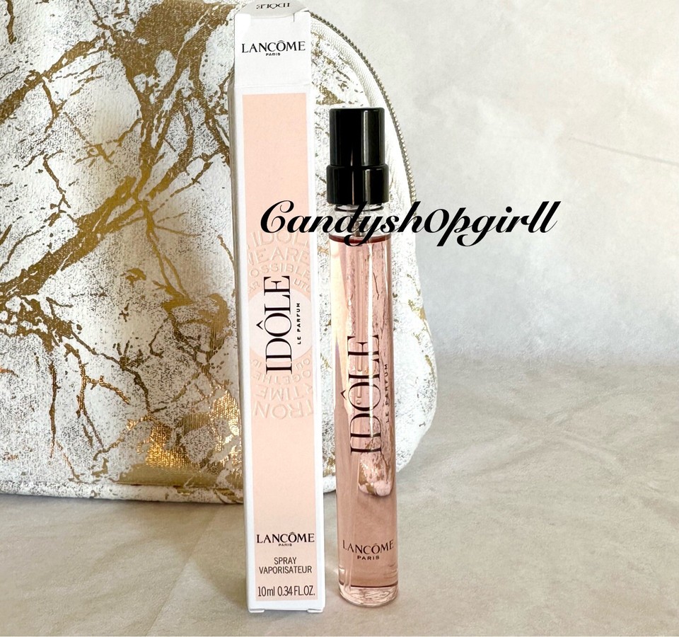 5PC Lancome IDOLE Le Parfum/Hand Cream/Body Cream/Mascara/Mini Splash ...