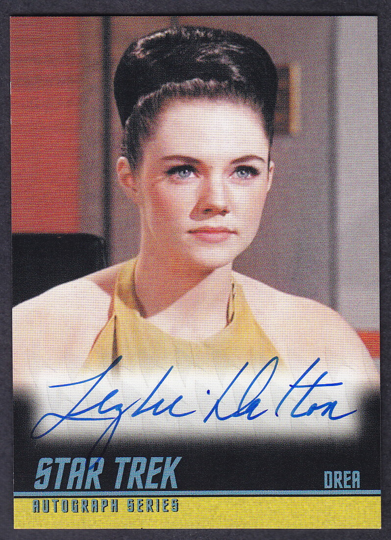 STAR TREK TOS 40th ANNIVERSARY AUTOGRAPH LEZLIE DALTON AS DREA A233 | eBay