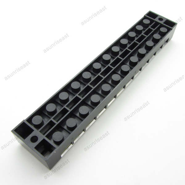 5 × Barrier Terminal Block 25A 600V 12 Pole Position Way TB-2512L for ...