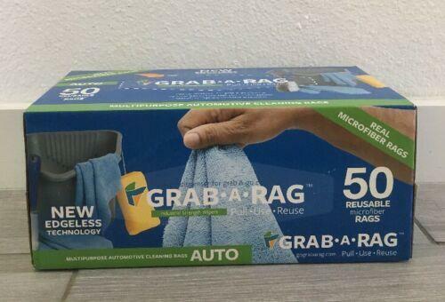 Grab-A-Rag 50 Pack Reusable Microfiber 12" X 12" Towels Home Auto ...