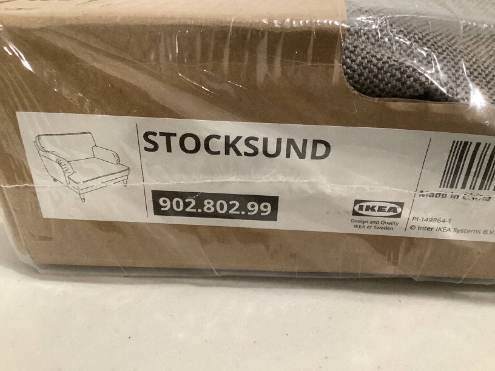 Ikea STOCKSUND COVER SLIPCOVER FOR armchair nolhaga gray-beige 902.802. ...