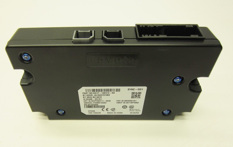2013 Ford F-150 Escape Chassis Control Sync Module DG1T-14D212-AA AB AC ...