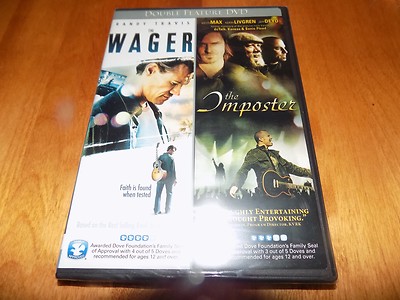 THE WAGER Randy Travis & THE IMPOSTER Double Feature Family Drama DVD ...