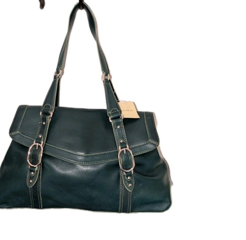 New with Tags Cole Haan Trinity Large Satchel In Forest Green Leather ...