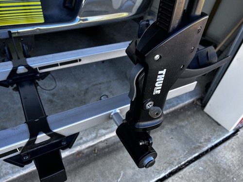 THULE T2 PLATFORM 2-BIKE RACK 2" HITCH MOUNT ANTI-THEFT SILVER 916XT | eBay