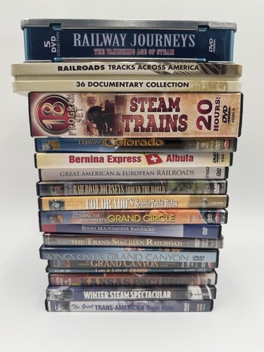 Train Locomotive DVD Lot 17 Including 3 Multi DVD Box | eBay