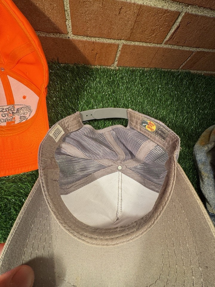 Lot of 3 BASS PRO SHOPS Hats Outdoor Fishing Baseball Trucker SnapBack ...