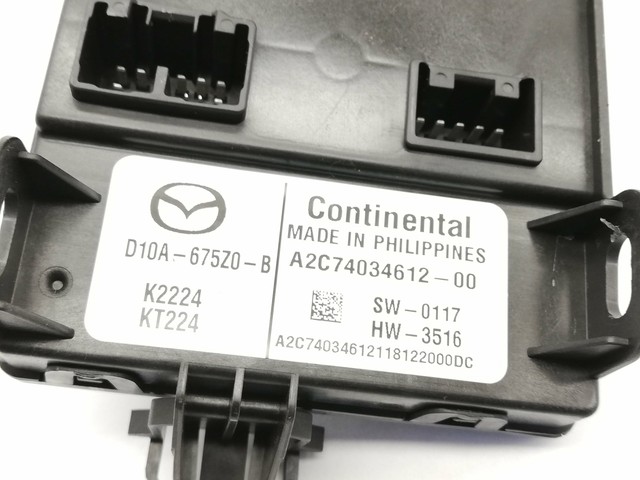 MAZDA CX-3 DK 2.0 Other Control Units D10A-675Z0 2.00 Petrol 88kw 2018 ...