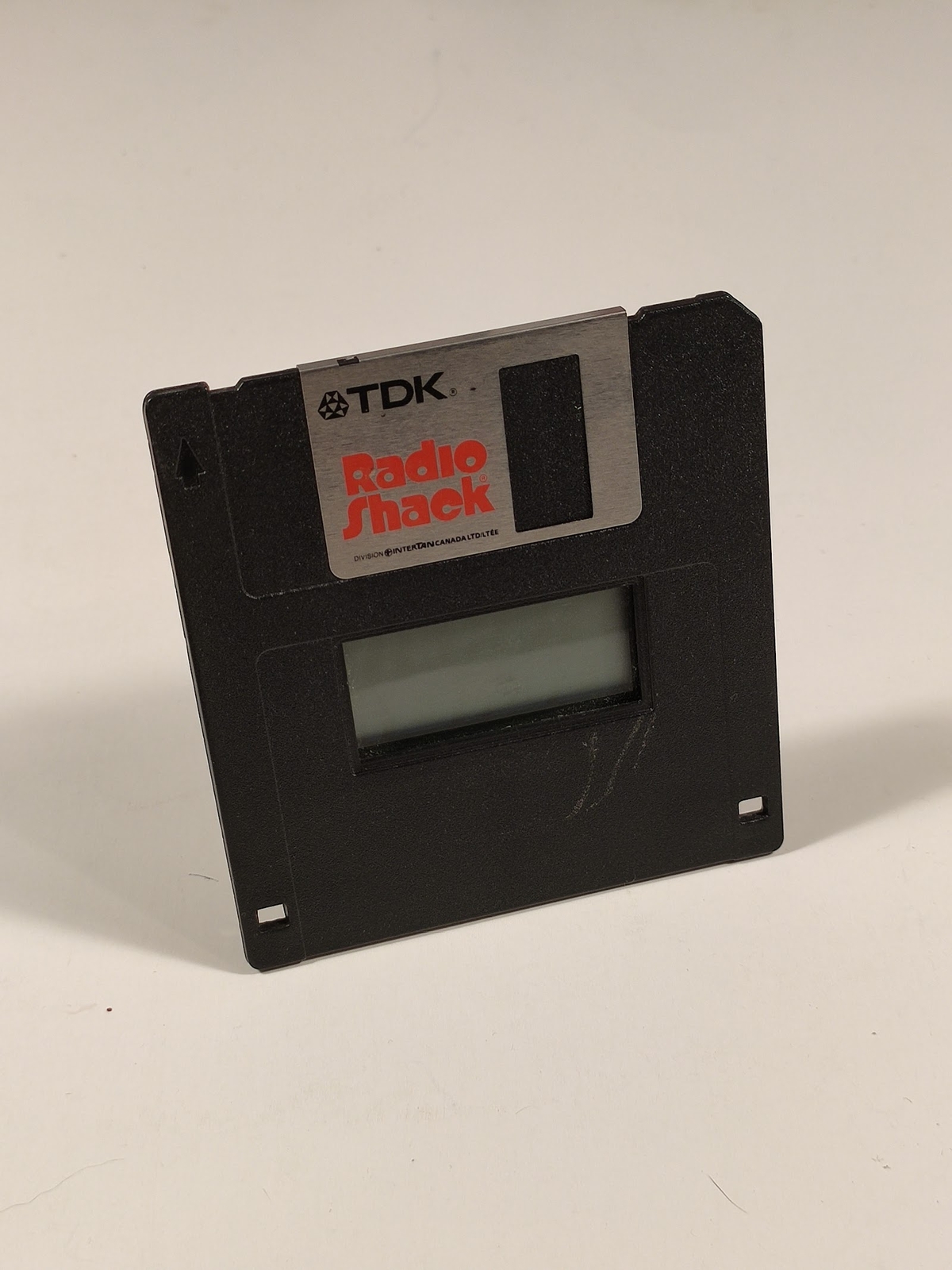 Vintage Floppy Disc Clock Radio Shack TDK Rare Novelty Retro 1990s ...