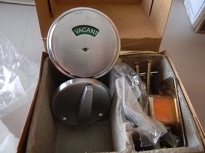 Schlage B571 Deadbolt W/Occupancy Indicator- 626 Satin Chrome ...