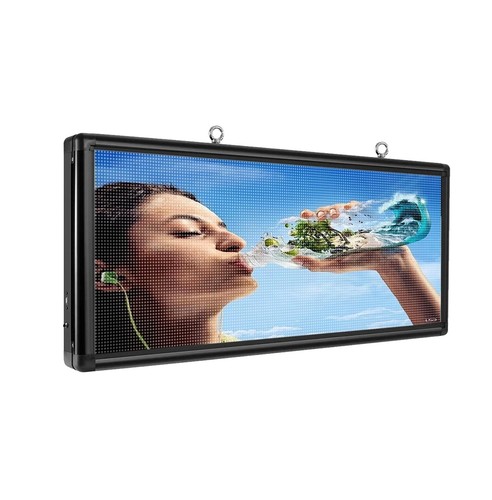 P6 Programmable LED Sign 40" x 18" for Outdoor WiFi+USB LED Scrolling ...
