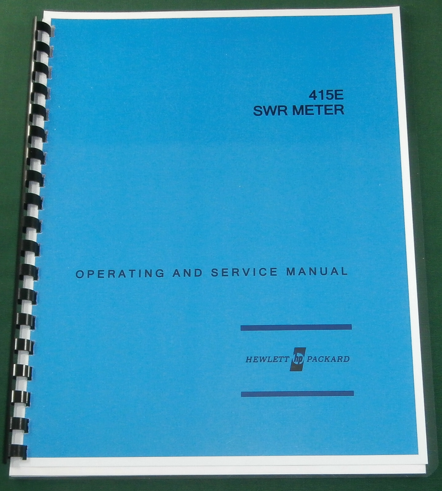 HP 415E Operating & Service Manual: w/11"X17" Foldouts & Protective ...
