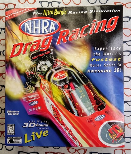 NHRA Drag Racing 1998 Windows PC CD-ROM Big Box Mind Magic Win95/98 ...