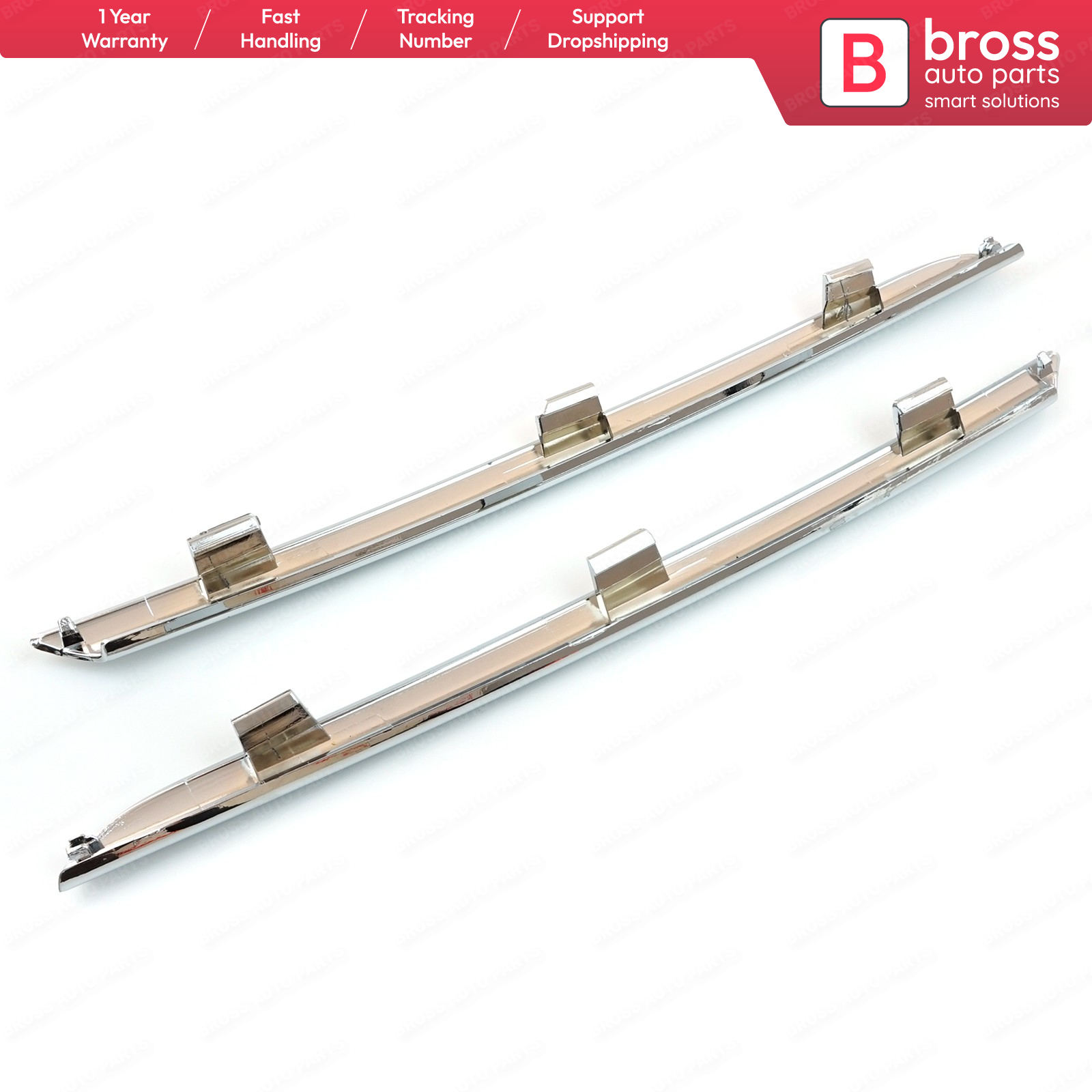 Front Grille Moulding Protective Chrome Strip 620722847R for Renault ...