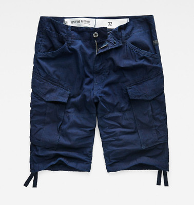 G-Star Raw Men' Rovic Loose Cargo Shorts Medium Aged Size 33 BNWT $150 ...