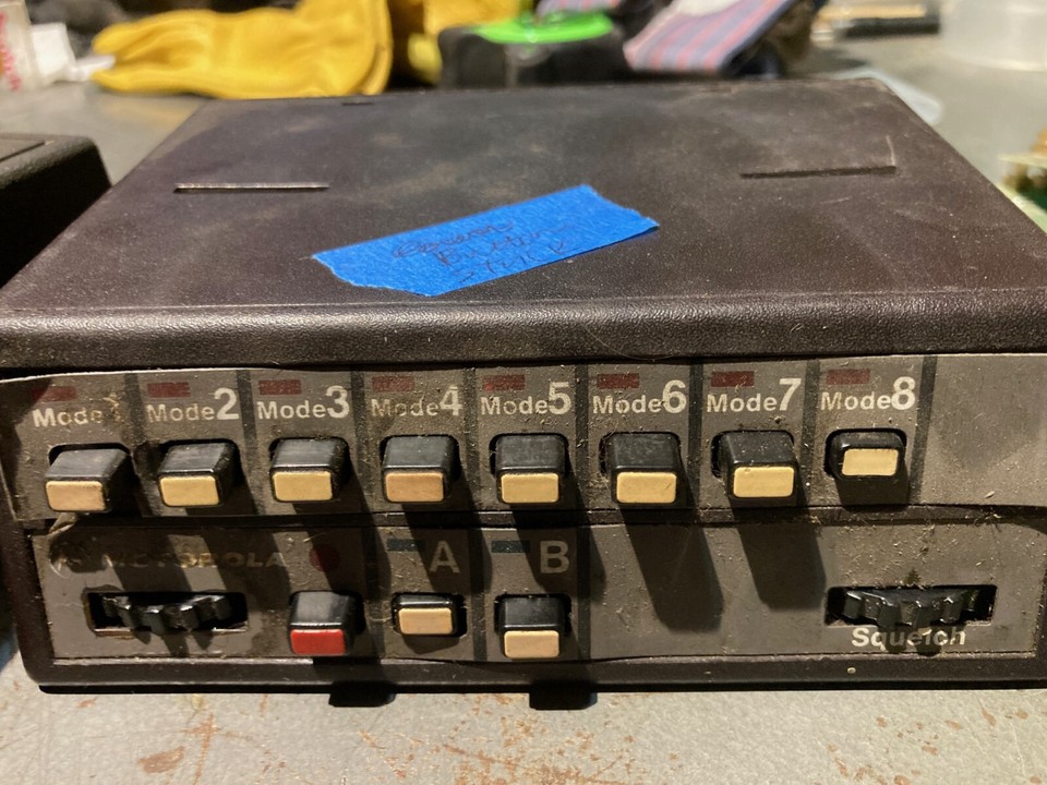 Vintage Motorola 16 channel Syntor-X Control Head, Speaker and ...