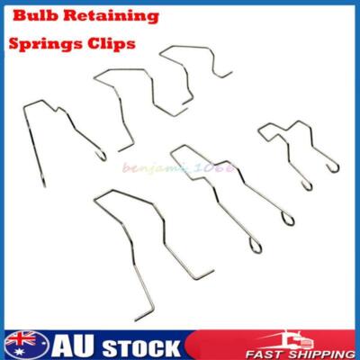 Headlight Bulb Retaining Spring Clip for Headlamp Bulb Dip H1 H3 H4 H7 ...