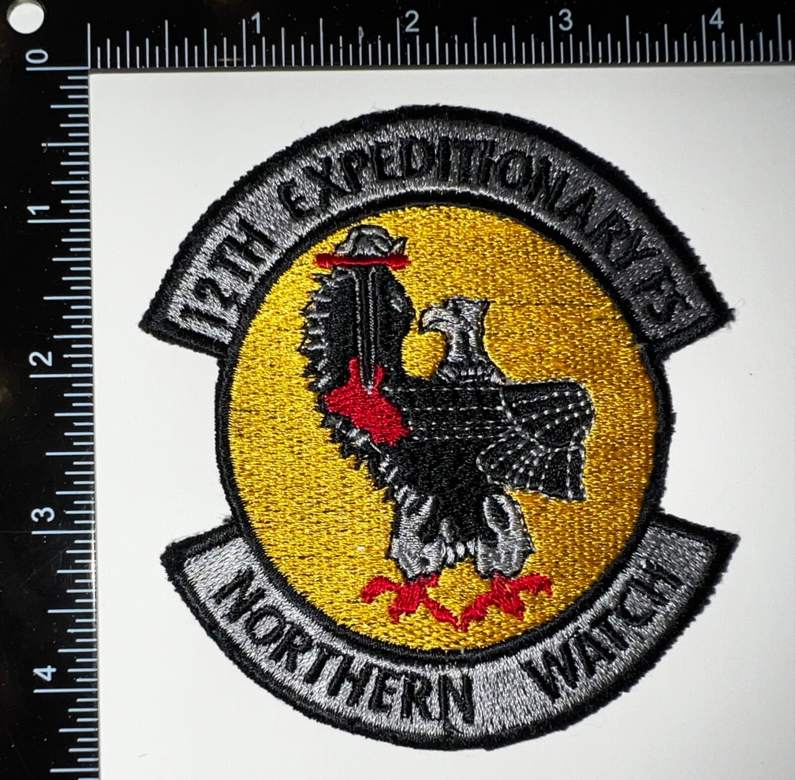 Operation Northern Watch USAF 12th Expeditionary Fighter Squadron Patch ...