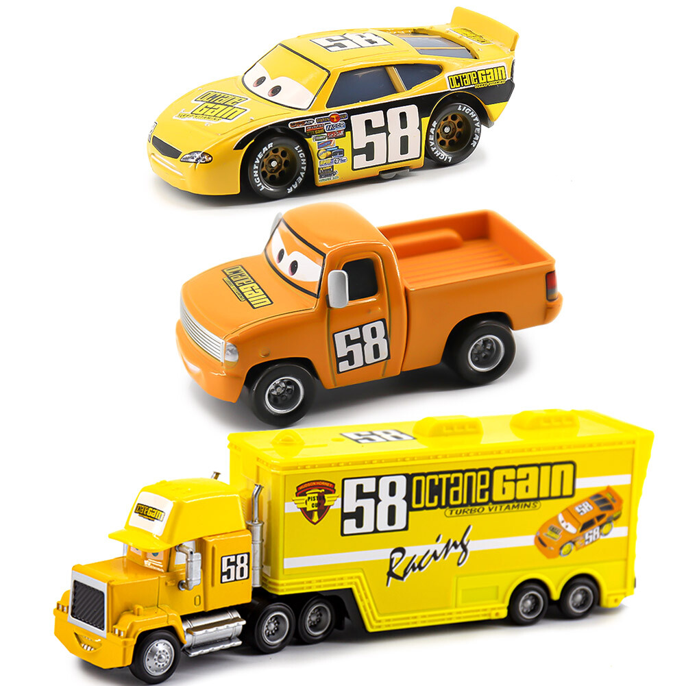 Mattel Disney Pixar Cars 1 2 3 1:55 Diecast - No. 19 Octane Gain Danny ...