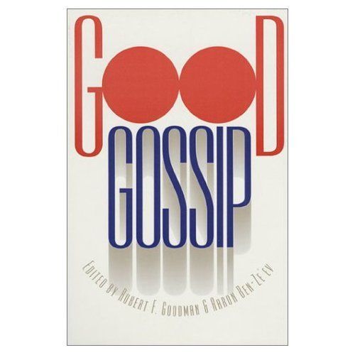 Good Gossip by Aaron Ben-Ze'ev (1994, Trade Paperback) for sale online ...