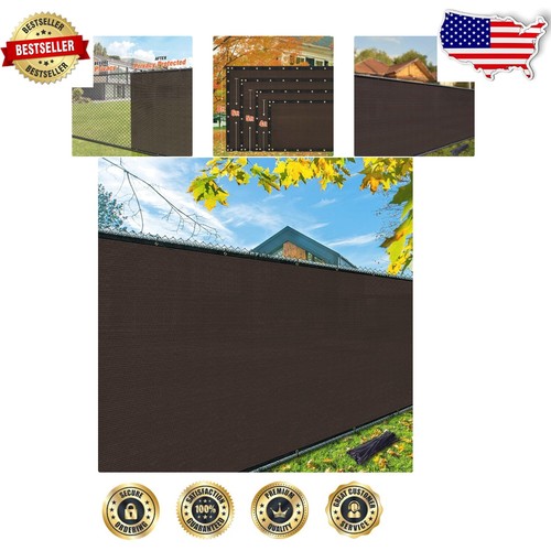 Durable 5x50ft Outdoor Privacy Fence Panel with Reinforced Bindings ...