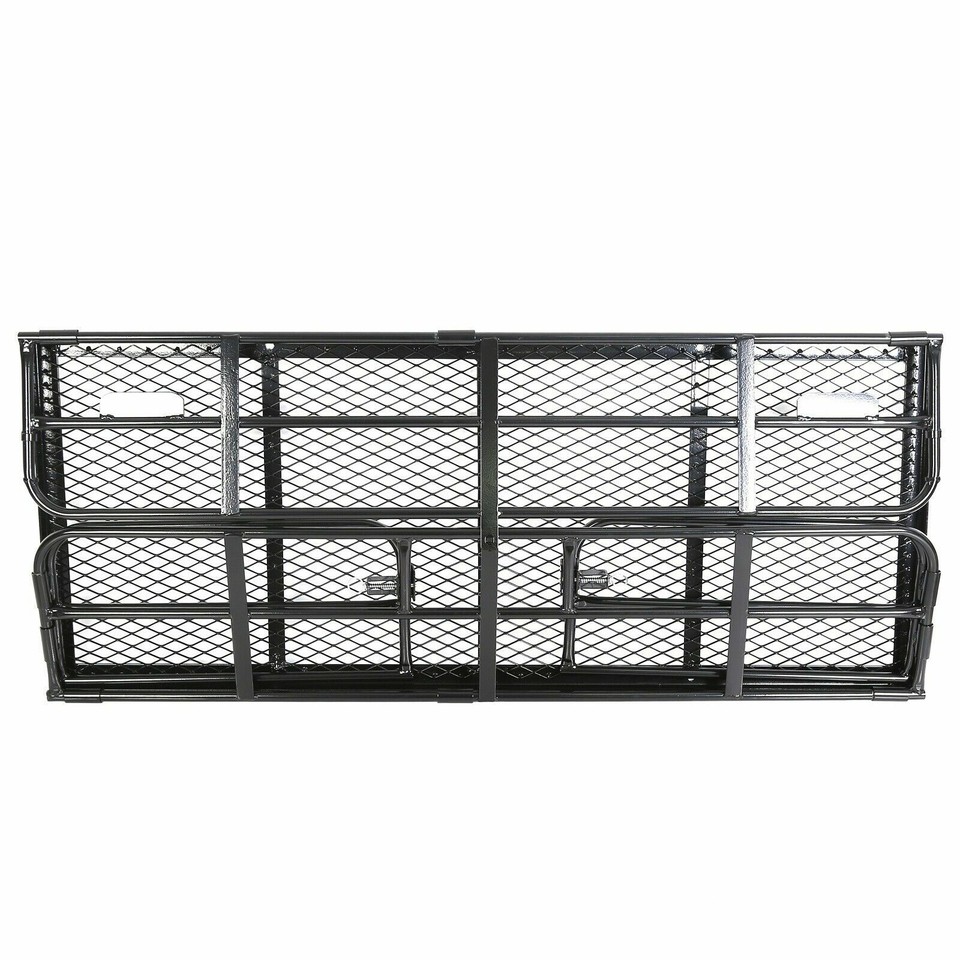 500lb Folding Trailer Hitch Mount Cargo Carrier Basket Rear Luggage ...