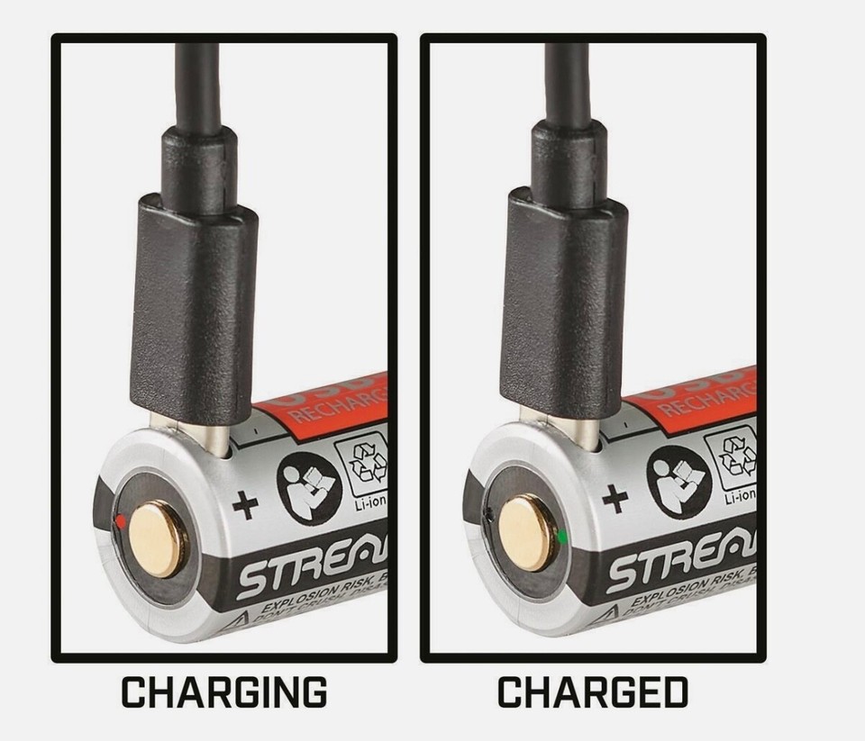 2-Pack Streamlight Rechargeable Battery CR123A 850mAh SL-B9 (20237) 300 ...