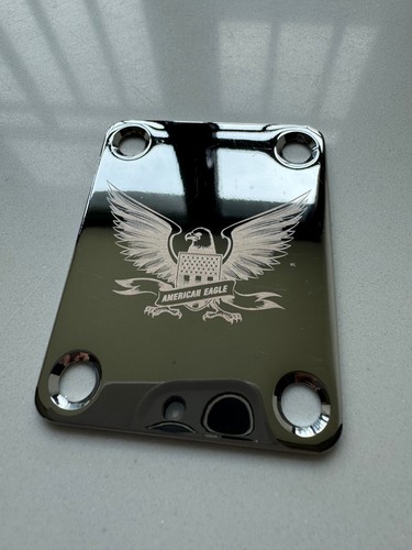 Custom Made USA Eagle Neck Plate 4Pcs Screws For Your Guitar or Bass ...