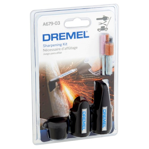 Dremel A679-03 Rotary Tool Sharpening Kit 3 Attachments and 4 ...