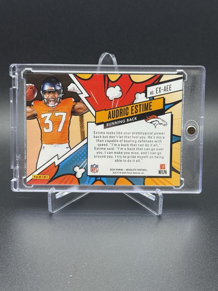 2024 Panini Absolute Football Audric Estime Explosive #EX-AEE RC | eBay