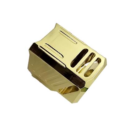CNC Compensator for Glock G43/43X Gold Plated Muzzle Brake for Threaded ...