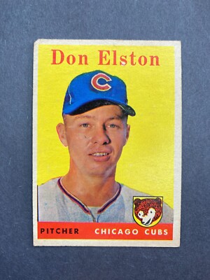 1958 Topps #363 Don Elston (Chicago Cubs) (B) | eBay