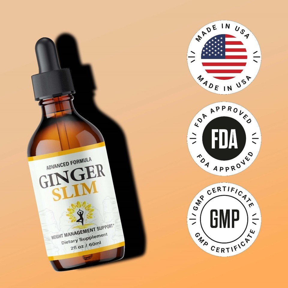 (2 Pack) Ginger Slim Drops, Weight Loss Drops to Support Fat Burning | eBay