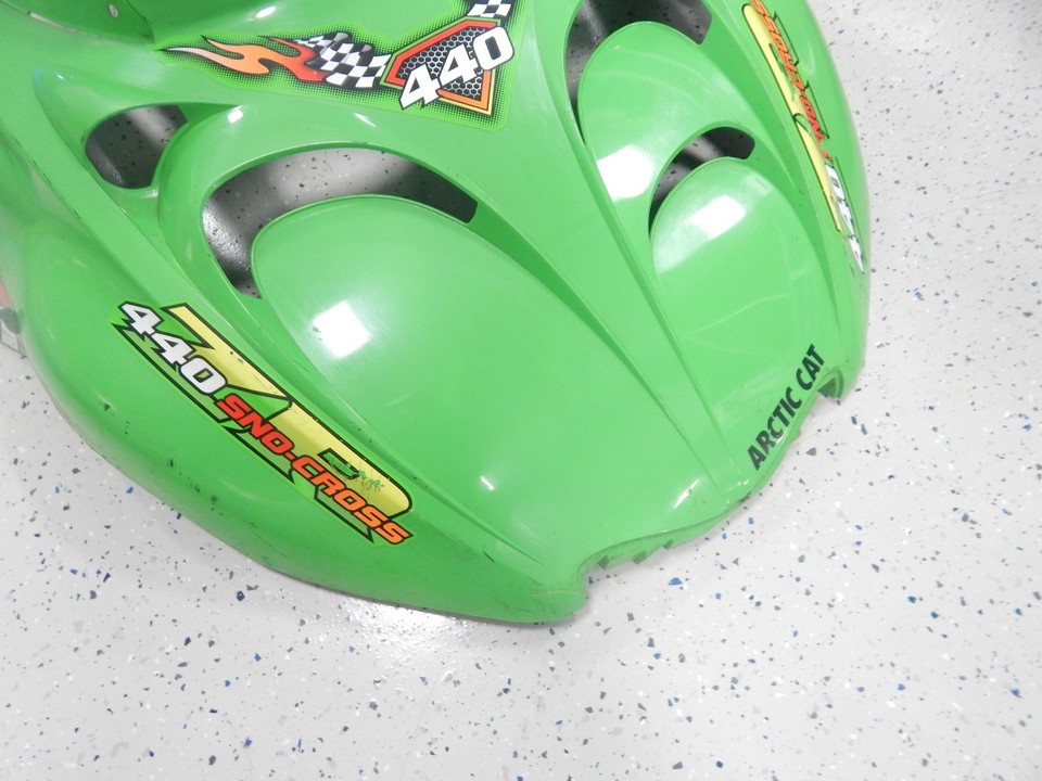 Arctic Cat Snowmobile 2001 ZR 440 Sno Pro Green Hood - 1718-011 | eBay